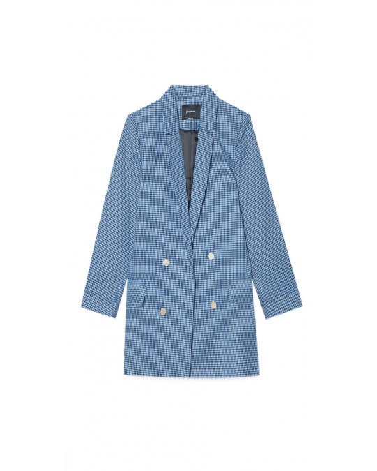 Double-breasted open blazer - Dopetrendz